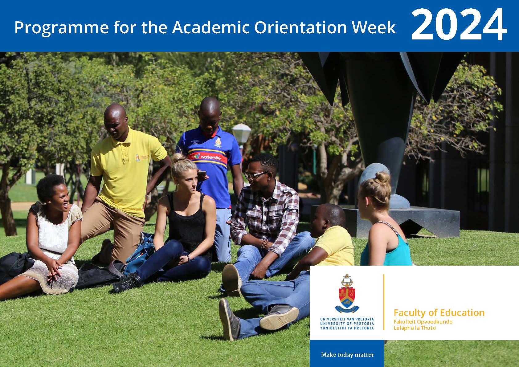 2024 Orientation Programmes University Of Pretoria